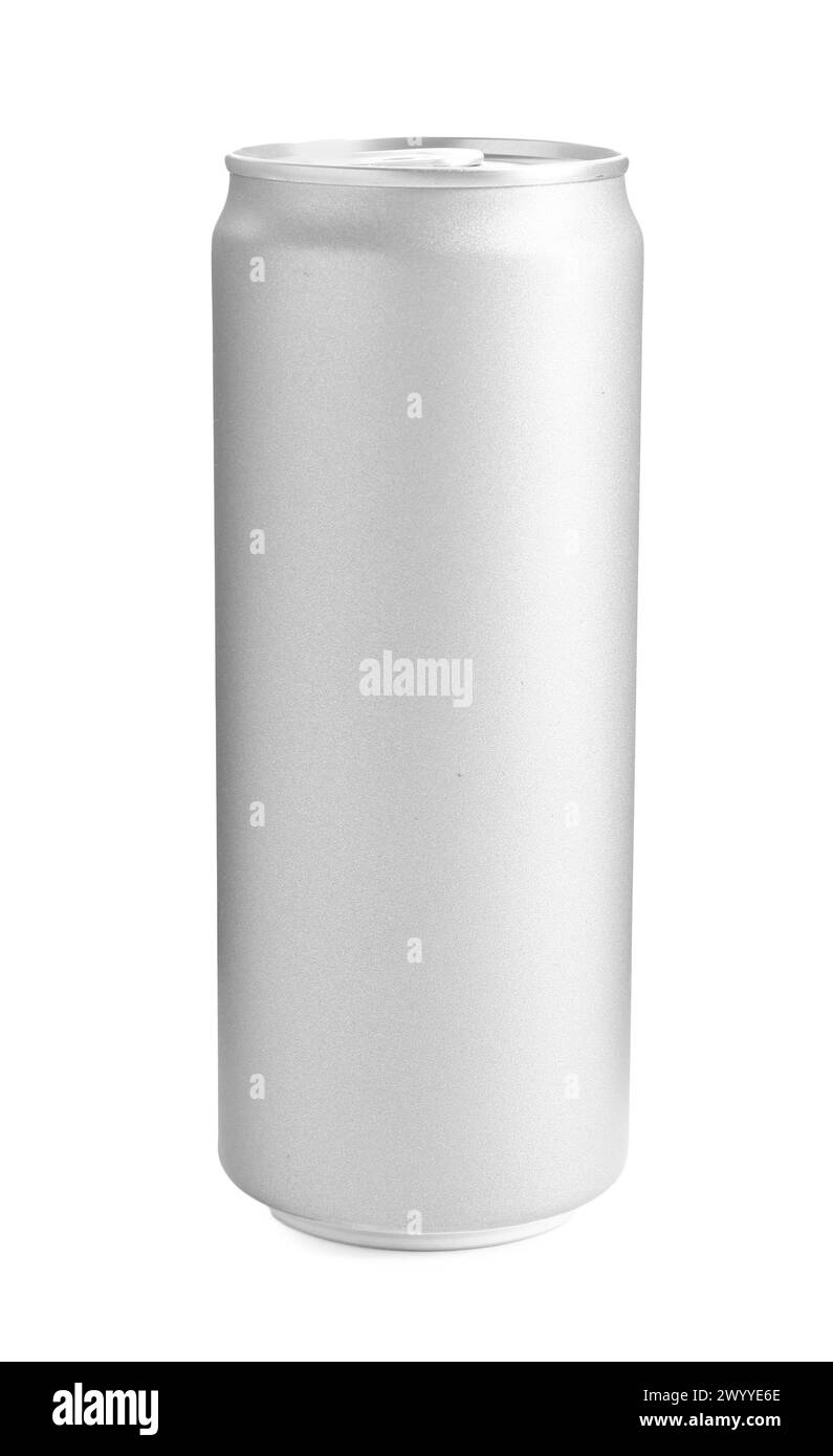 Energy drink in aluminum can isolated on white Stock Photo - Alamy