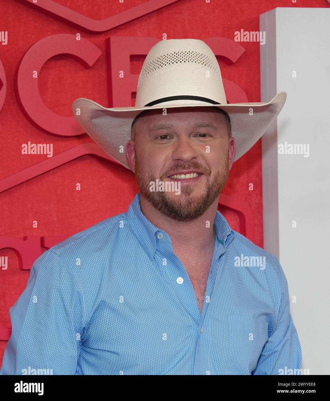Cody Johnson attends the 2024 CMT Music Awards at Moody Center on April ...