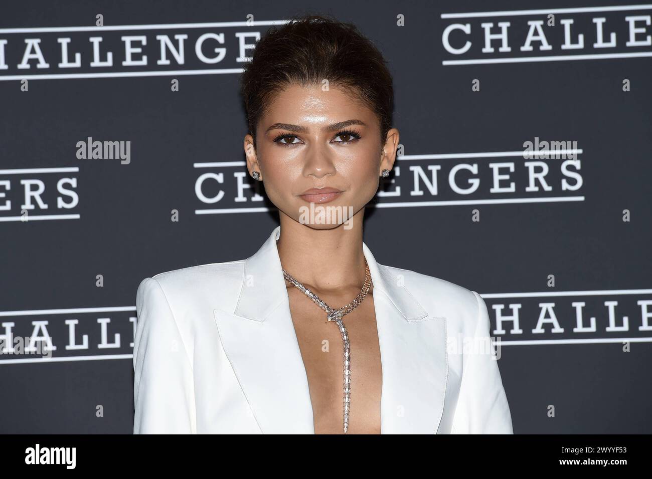 Premiere Challengers Zendaya attends premiere Challengers Movie. Rome ...