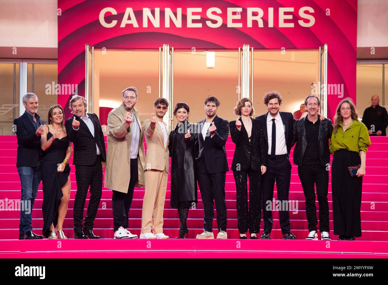 Cannes, France. 08th Apr, 2024. Pascal Demolon, Igor Gotesman, Pierre ...