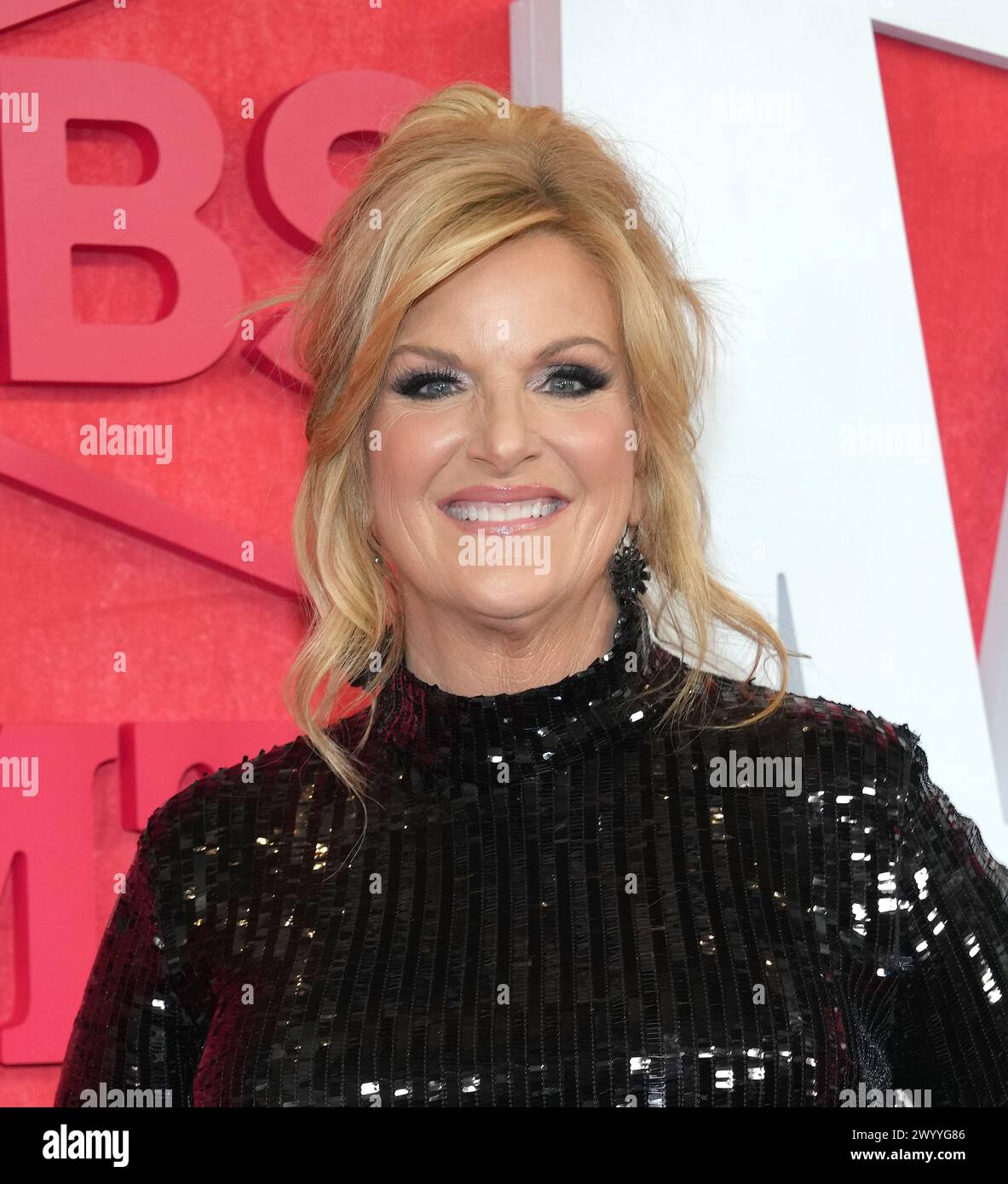 Trisha Yearwood attends the 2024 CMT Music Awards at Moody Center on ...