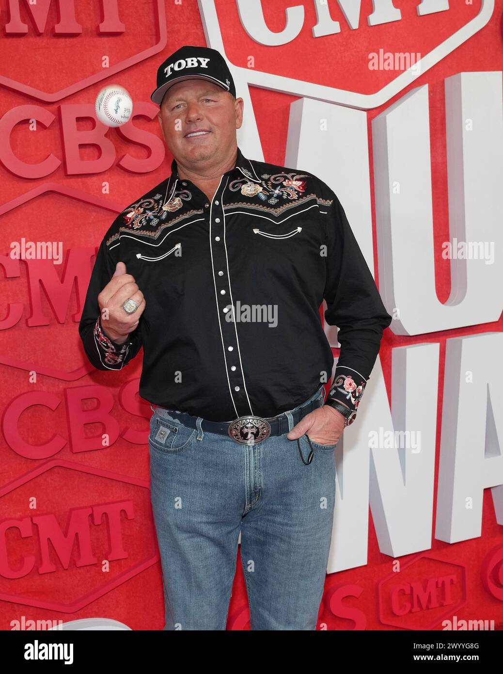 Roger Clemens attends the 2024 CMT Music Awards at Moody Center on ...
