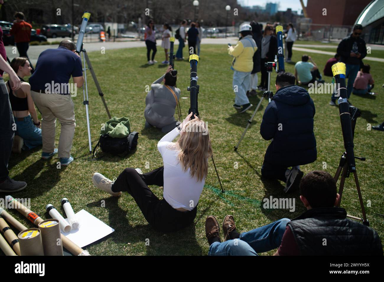 Moon over campus hi-res stock photography and images - Alamy