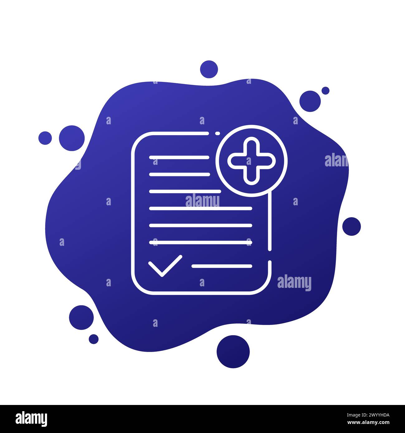 medical coverage icon, line vector Stock Vector Image & Art - Alamy