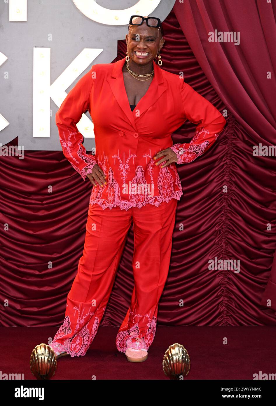 London, UK. April 8th, 2024. Andi Oliver arriving at the Back To Black ...