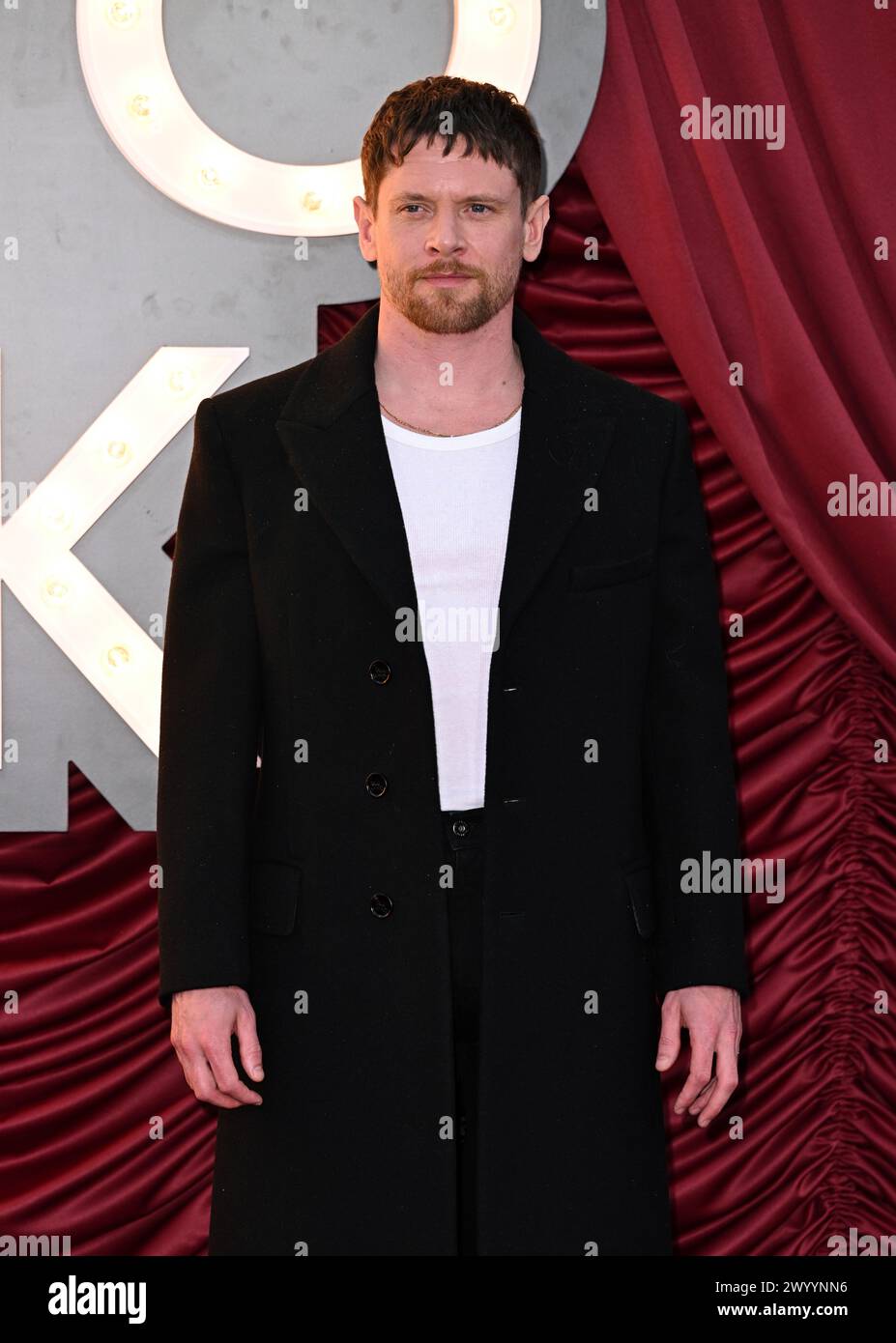 London, UK. April 8th, 2024. Jack O’Connell arriving at the Back To ...