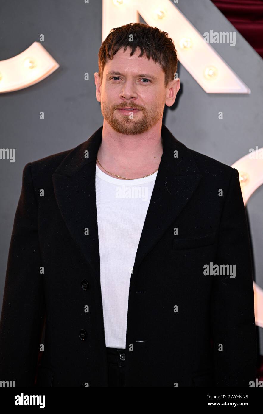London, UK. April 8th, 2024. Jack O’Connell arriving at the Back To ...