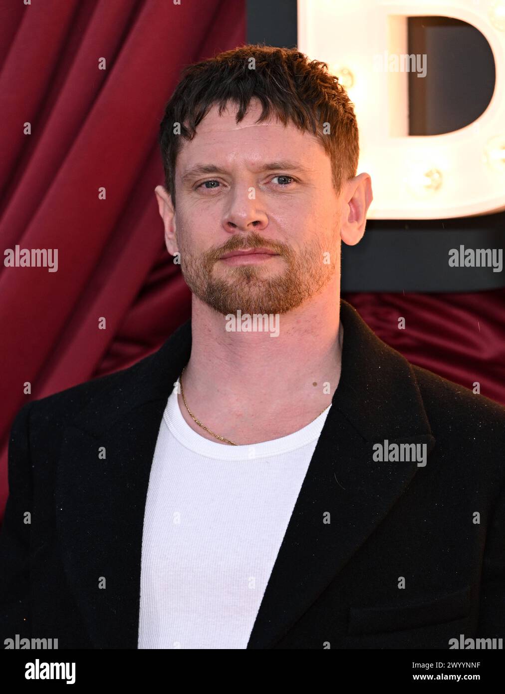 London, UK. April 8th, 2024. Jack O’Connell arriving at the Back To ...