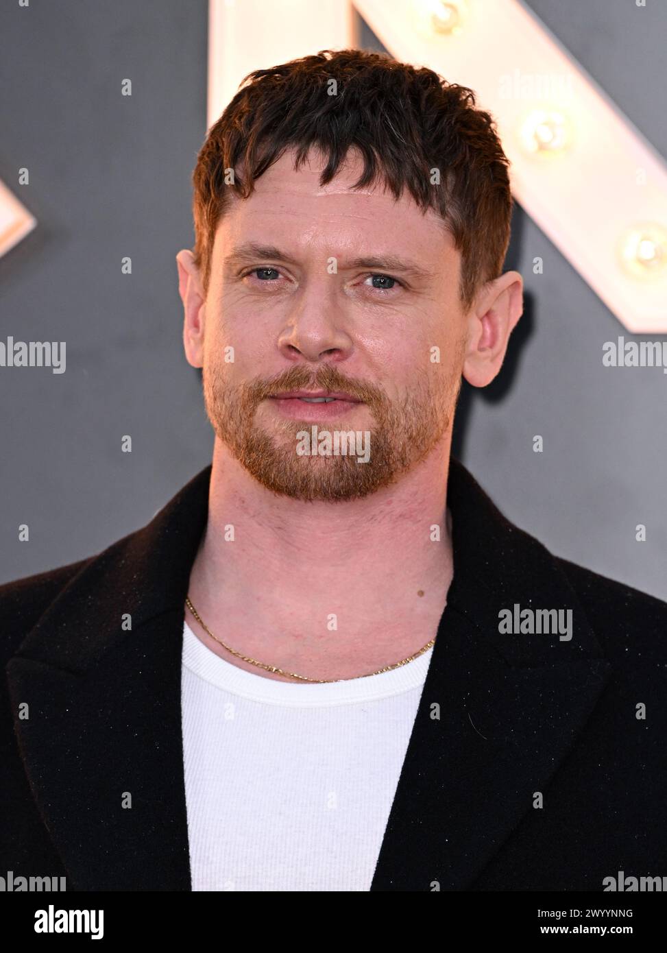 London, UK. April 8th, 2024. Jack O’Connell arriving at the Back To ...