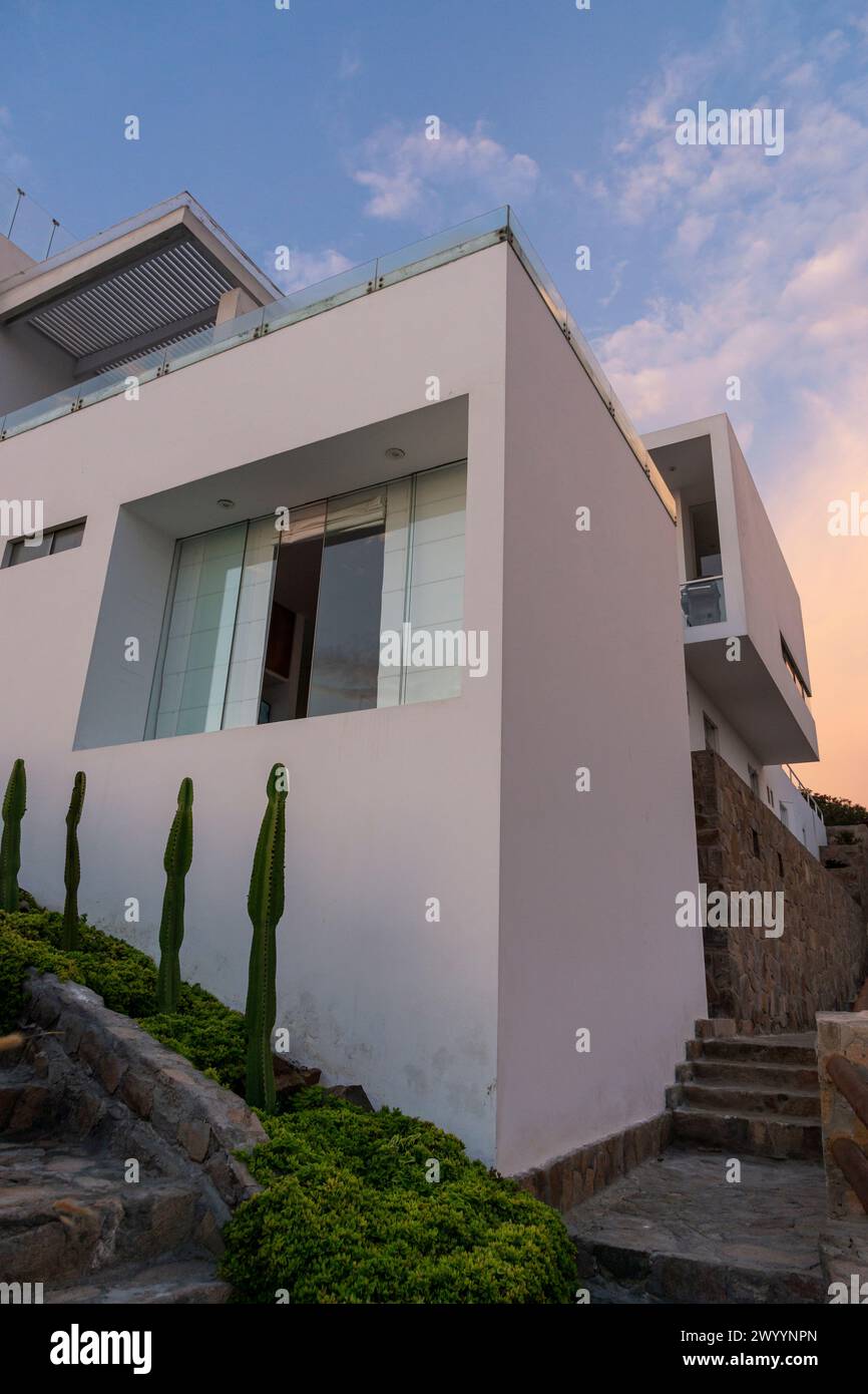 Beach House at playa Punta Corrientes is southern Lima, Peru Stock ...