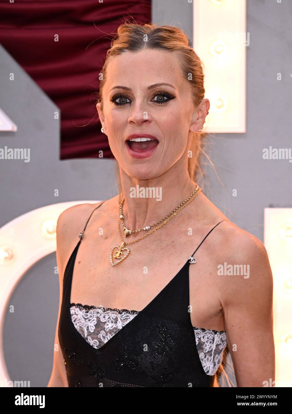 London, UK. April 8th, 2024. Laura Bailey arriving at the Back To Black ...