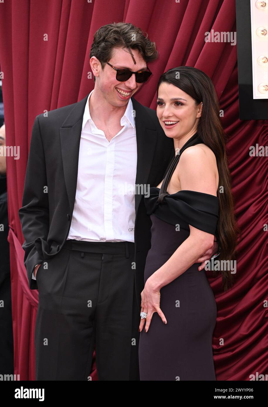 London, UK. April 8th, 2024. Jamie Boygo and Marisa Abela arriving at ...
