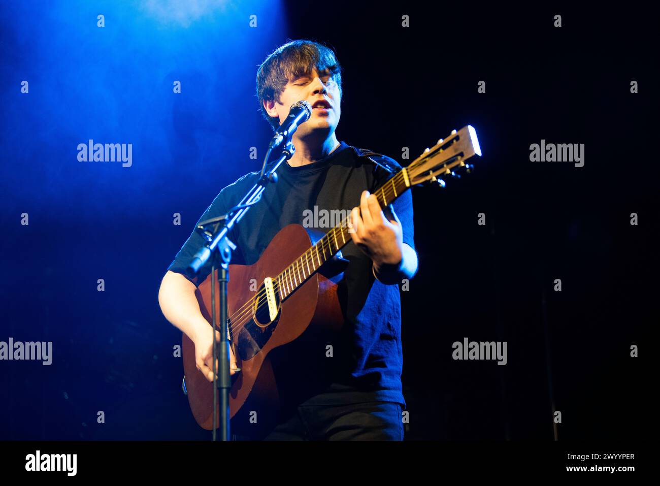 British songwriter and singer, Jake Bugg, performing at the ...