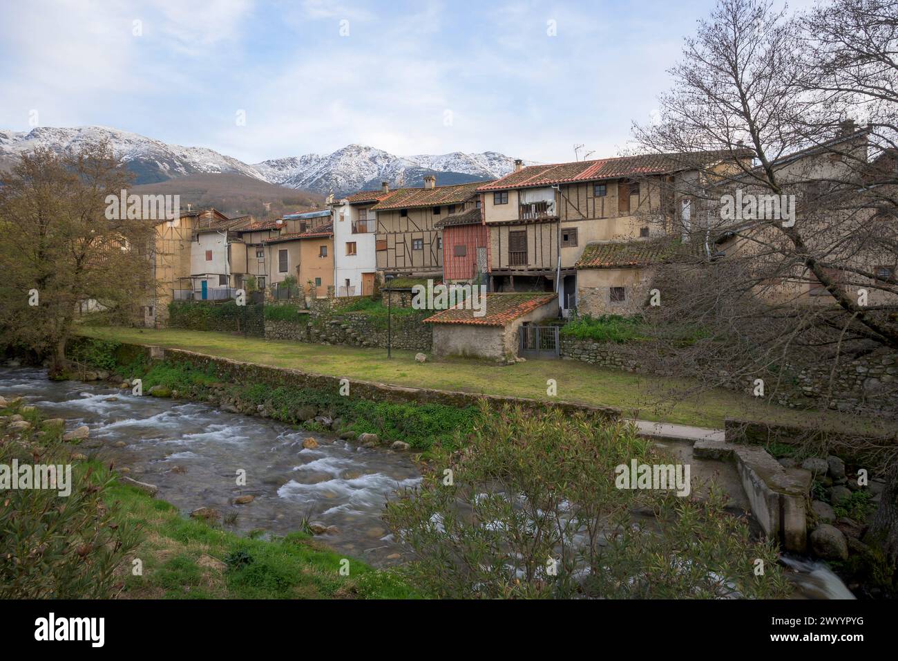 Architecture of the Jewish Quarter of Hervas Extremadura in Hervas with ...