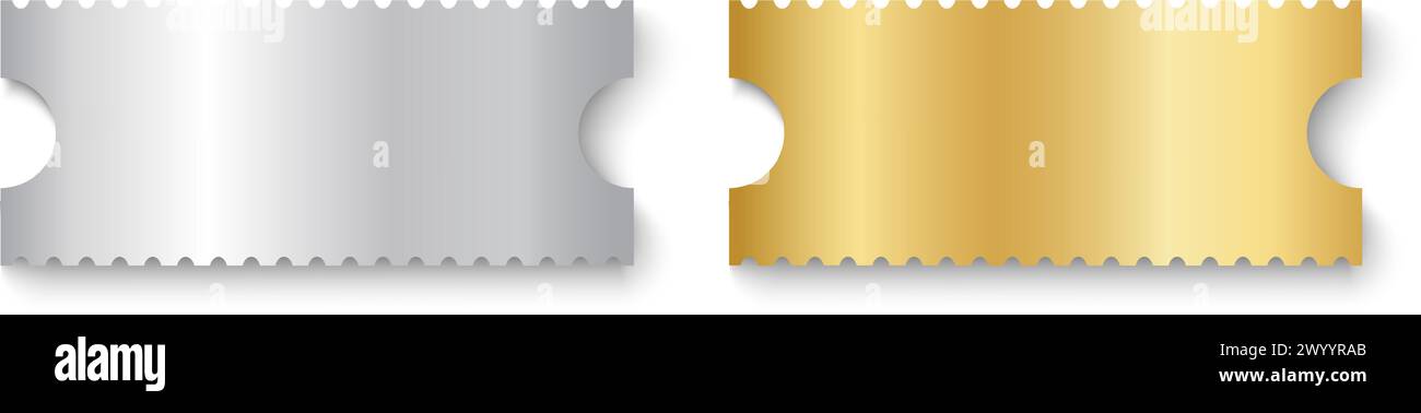 Golden raffle ticket hi-res stock photography and images - Alamy