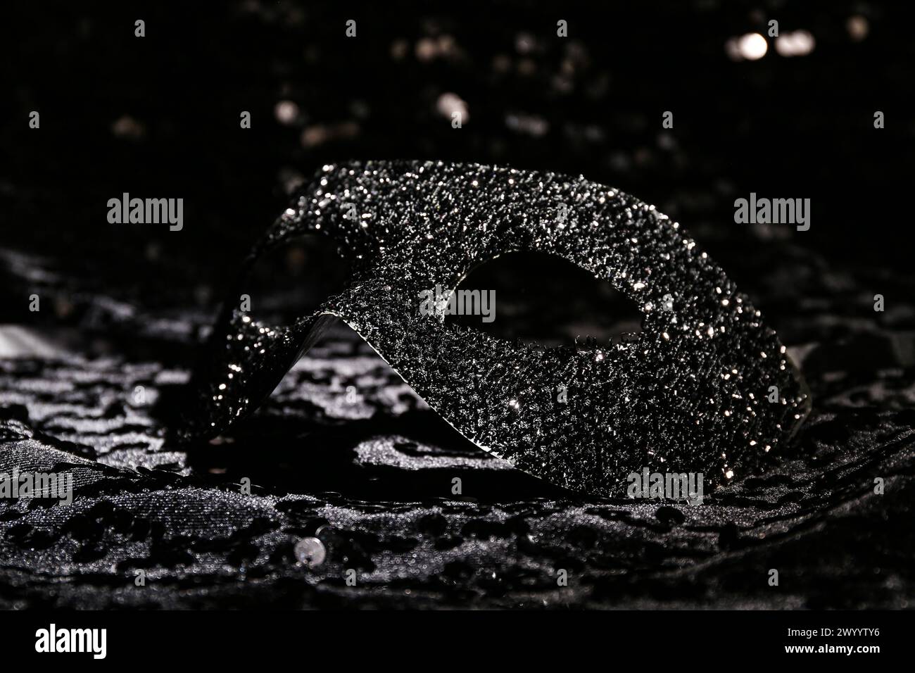 Shiny black face mask hi-res stock photography and images - Alamy