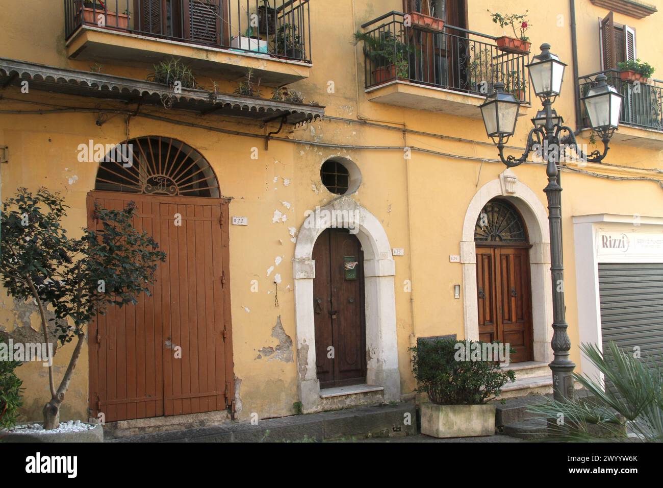 Beautiful residential building in Piazza Portella, in the historical ...