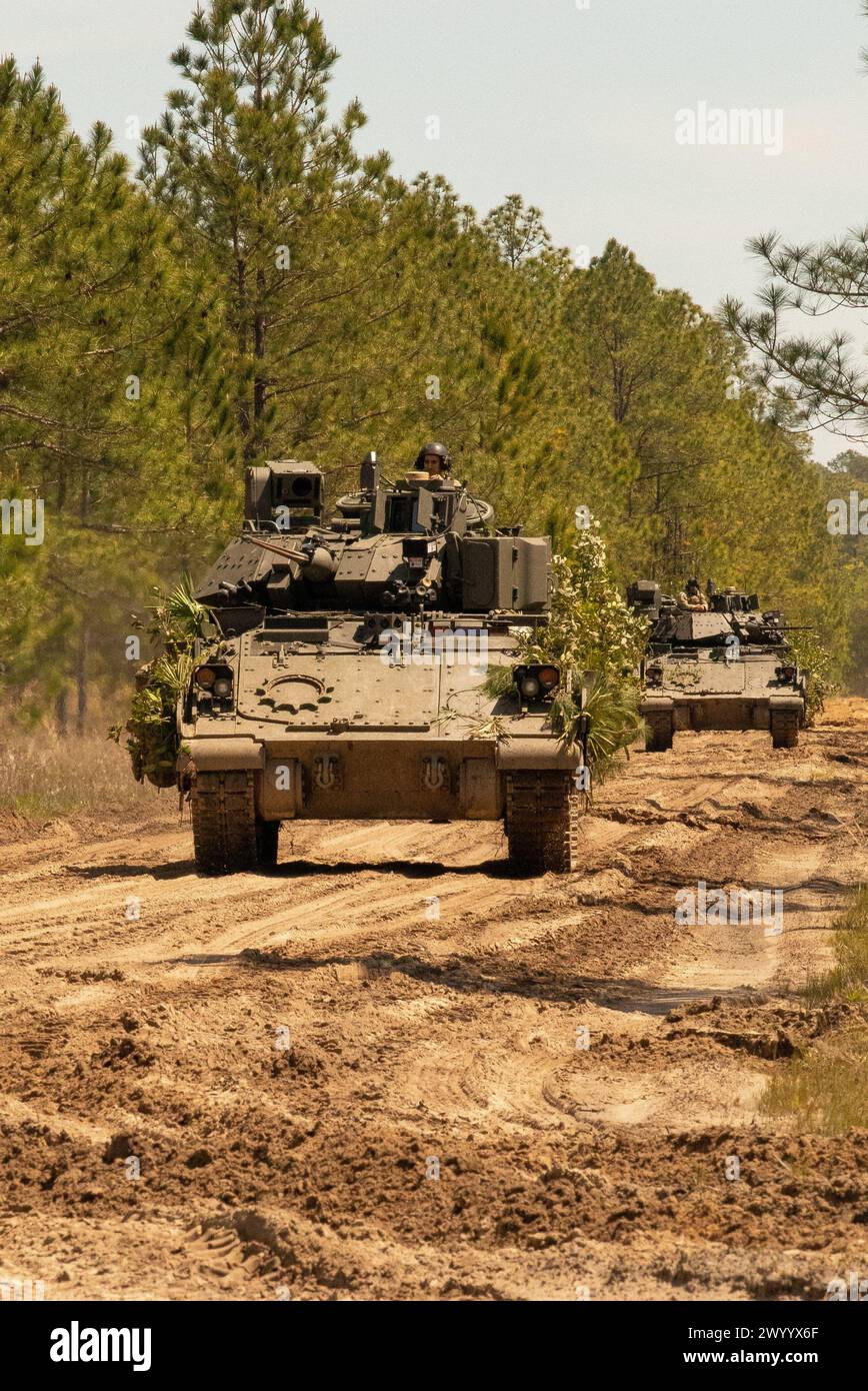 U.S. Army Soldiers assigned to 1st Battalion, 64th Armor Regiment, 3rd ...