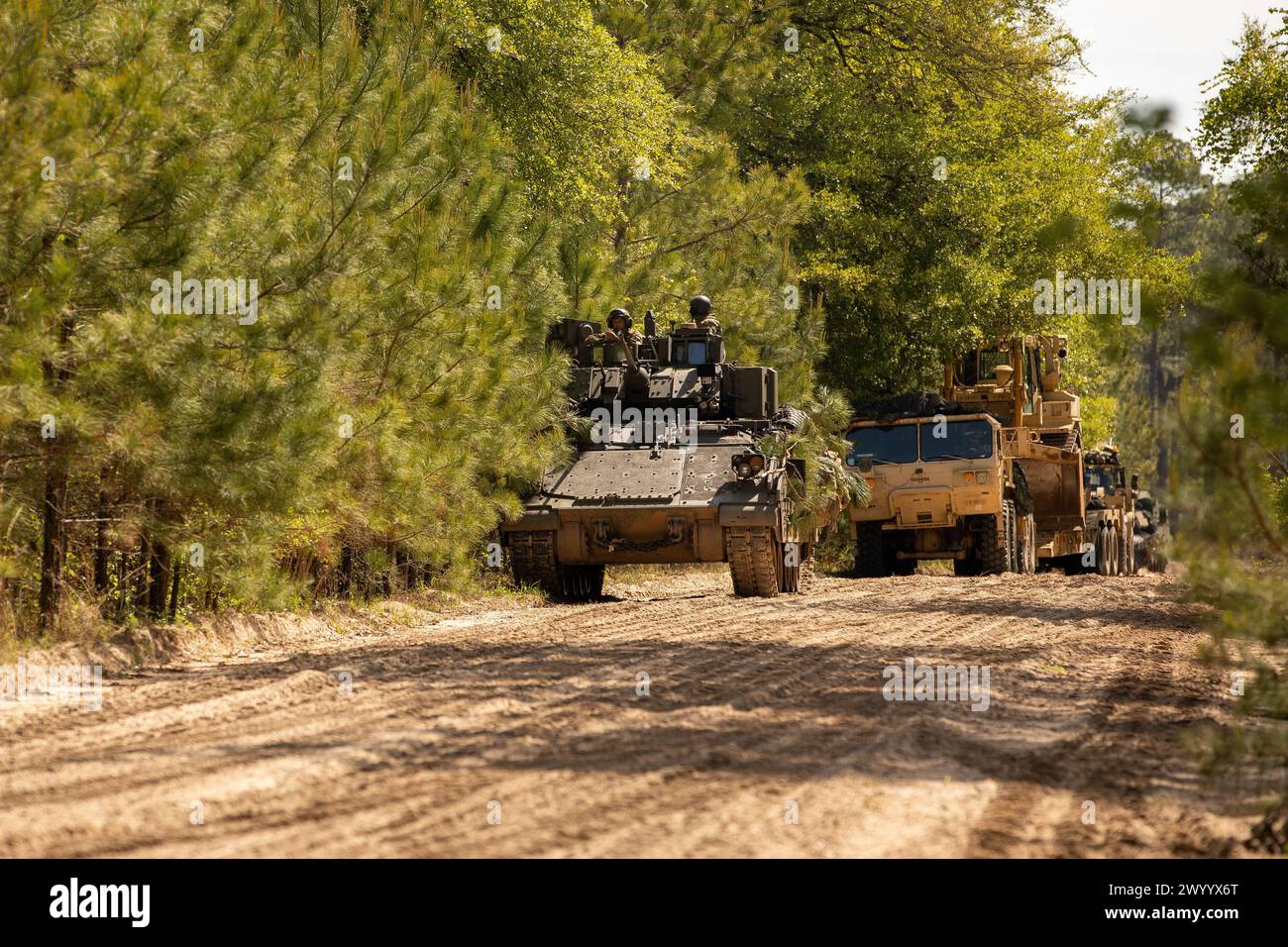 Soldiers assigned to 1st Battalion, 64th Armor Regiment, 3rd Infantry ...