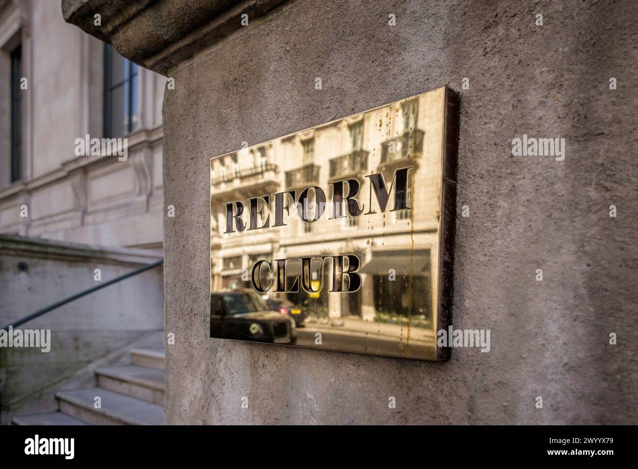 The Reform Club, private members' club, Pall Mall, London SW1 Stock ...