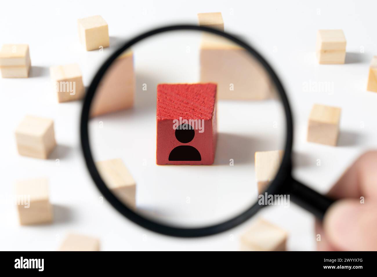 Human resource recruitment searching for a new employee or talent for ...