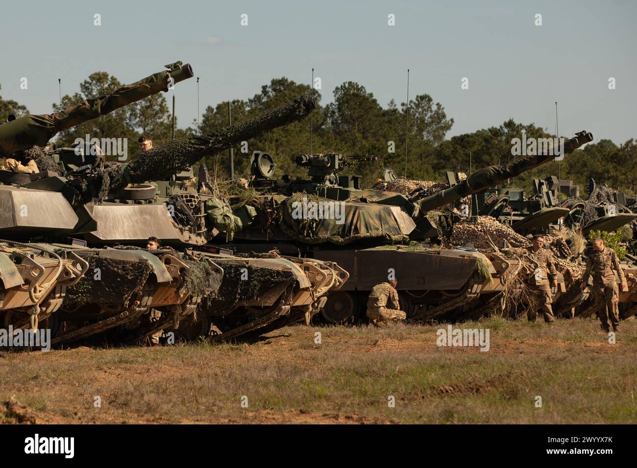 U.S. Army Soldiers assigned to 1st Battalion, 64th Armor Regiment, 3rd ...