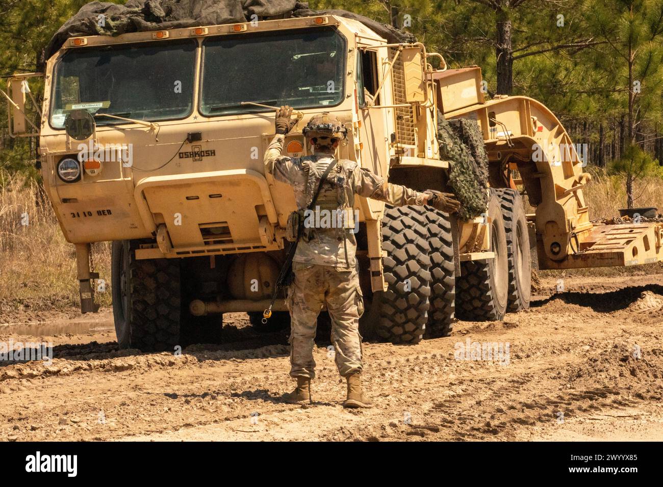 A U.S. Army Soldier assigned to 1st Battalion, 64th Armor Regiment, 3rd ...