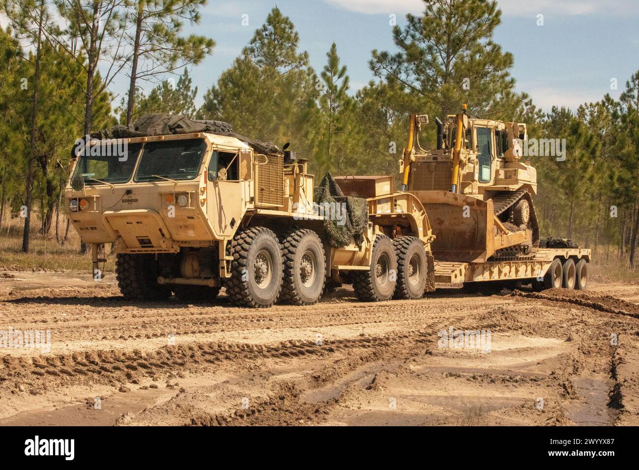 A U.S. Army Light Equipment Transport Vehicle assigned to 1st Battalion ...
