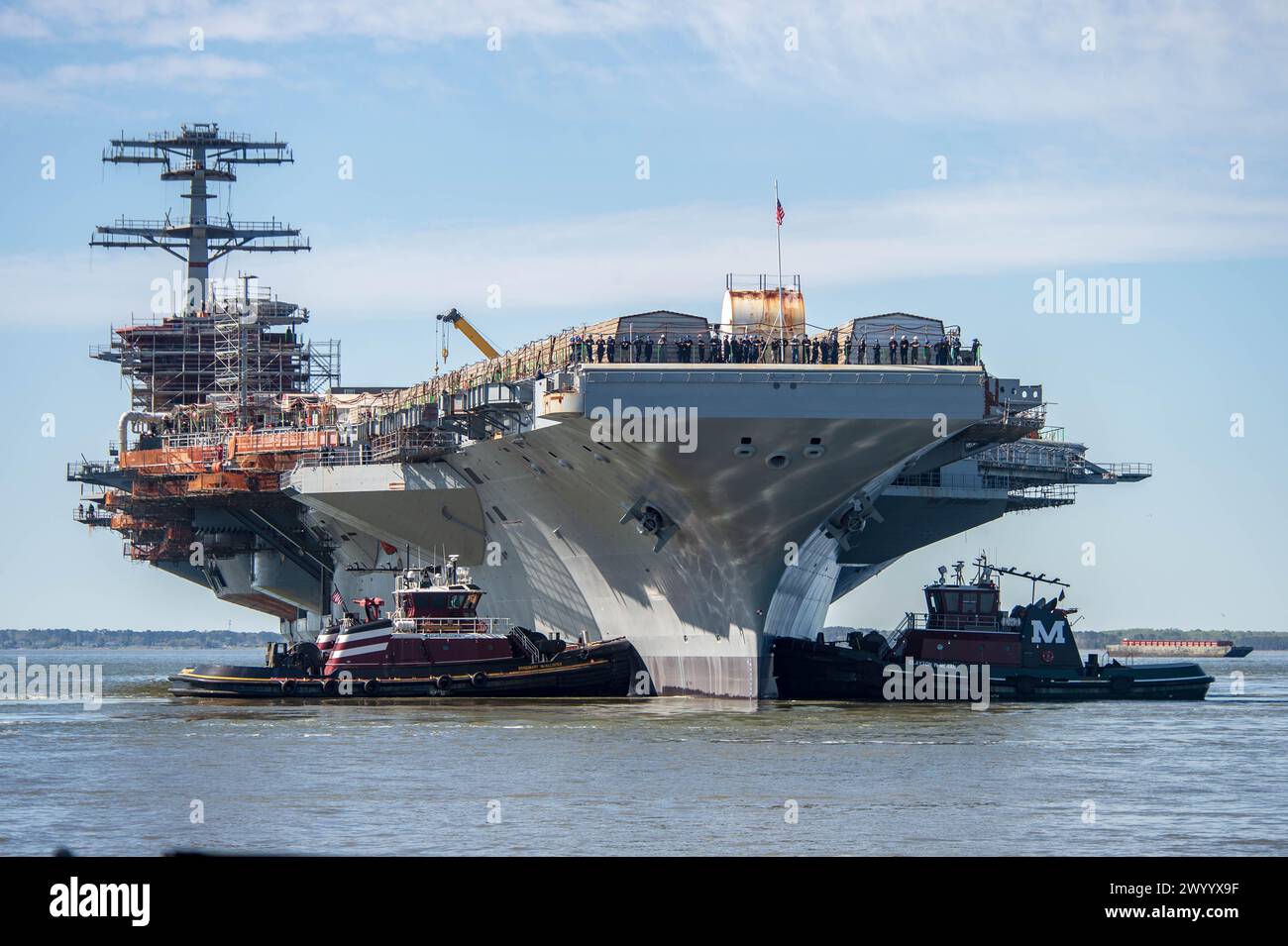 240408-N-JJ744-1218 NEWPORT NEWS, Va. (April 8, 2024) - The Nimitz ...