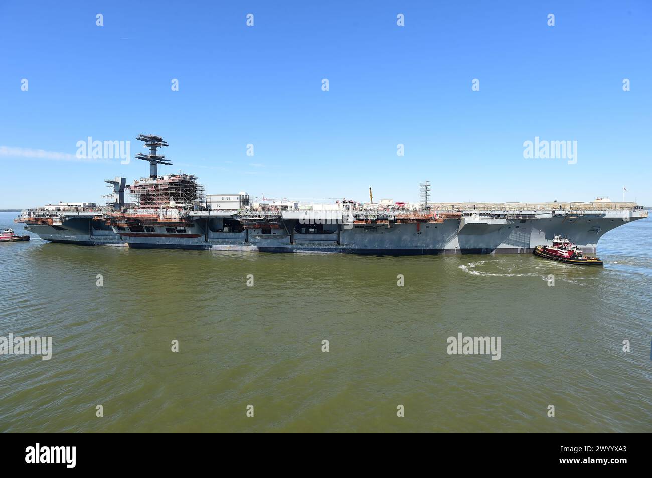 240408-N-KP843-1157 NEWPORT NEWS, Va. (April 8, 2024) - The Nimitz ...