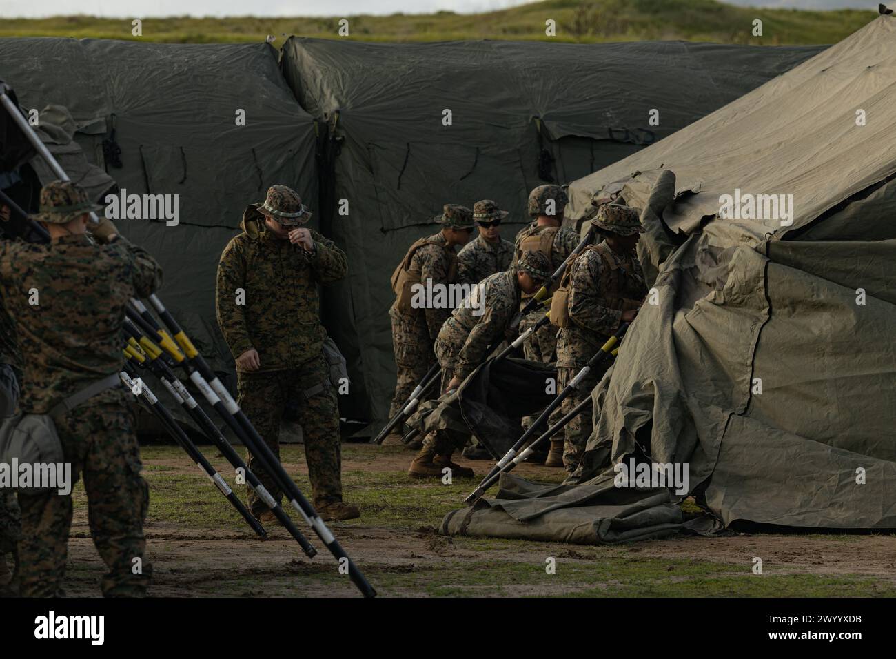 U.S. Marines with Combat Logistics Regiment 17, 1st Marine Logistics ...