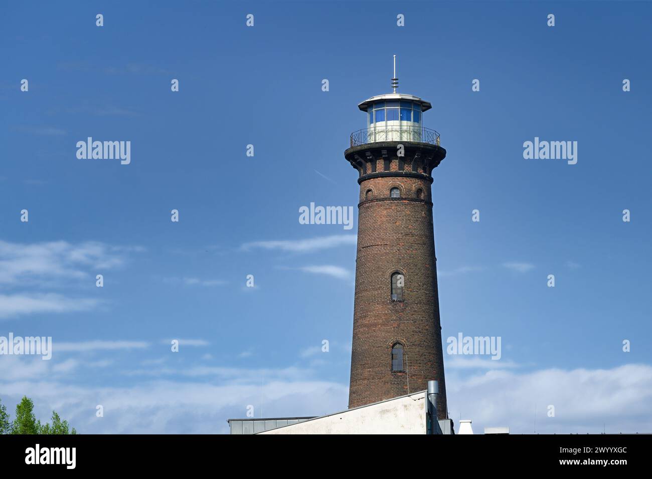 restored historic lighthouse from the end of the 19th century in the ...