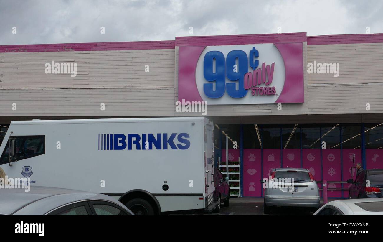 North Hollywood, California, USA 5th April 2024 99 Cents Only Store and ...
