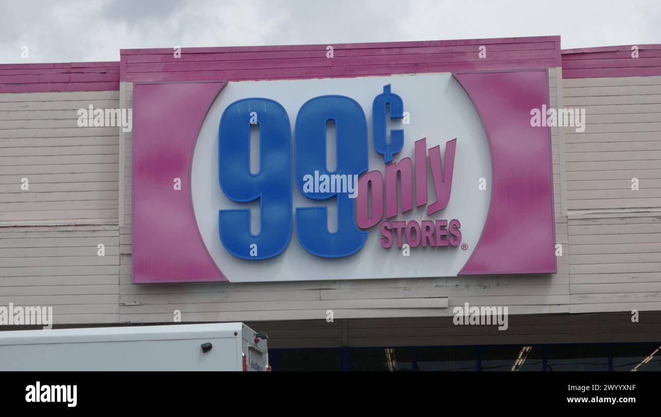 North Hollywood, California, USA 5th April 2024 99 Cents Only Store and ...