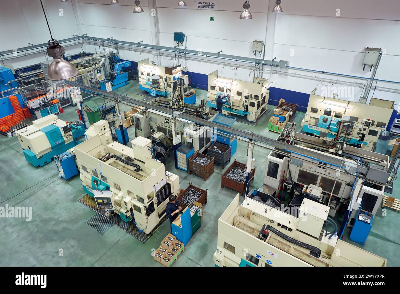 Area automated CNC lathes. Machined Indecober. Machining of precision ...