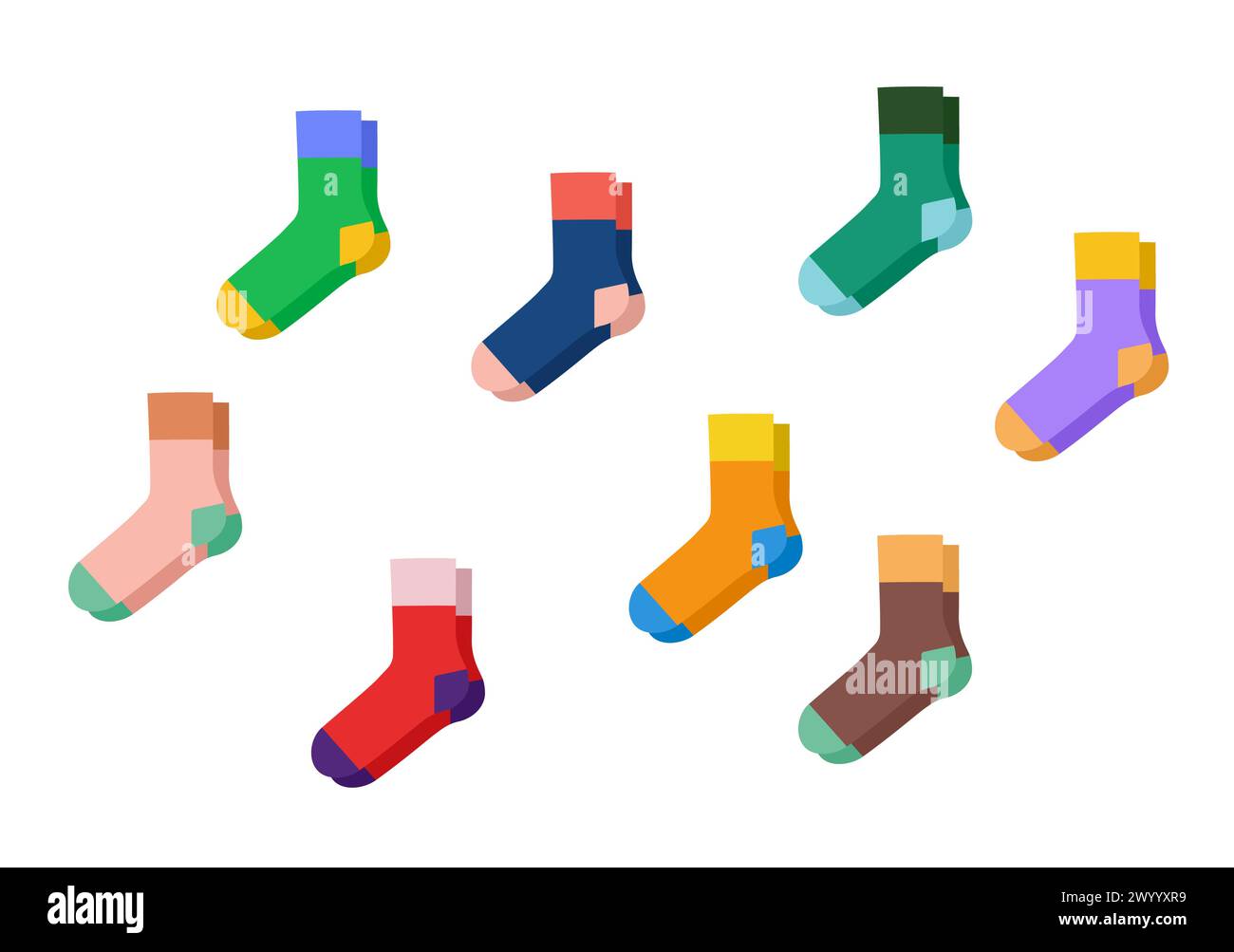 Black high stocking Stock Vector Images - Alamy