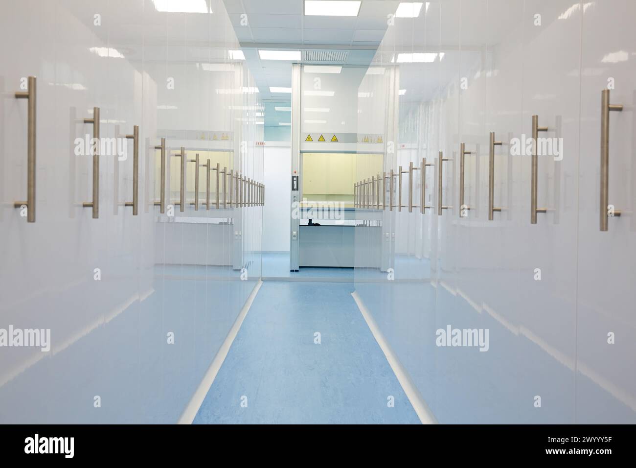 Bio pharmaceutical laboratory. Empty chemical laboratory. Barcelona ...