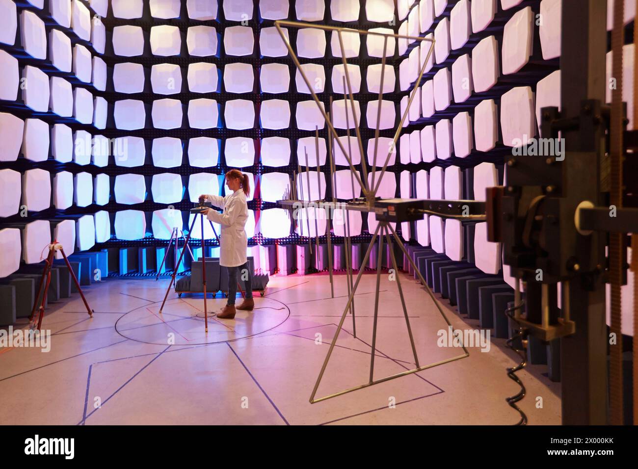 Anechoic chamber. EMC & Telecom Lab. Certification of Low Voltage ...