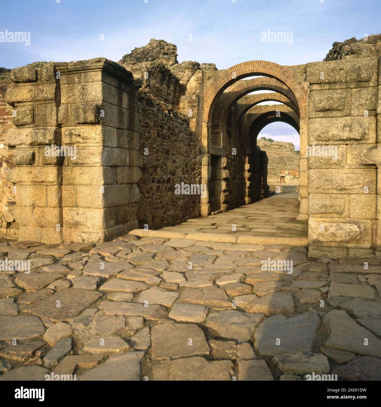 Roman amphitheatre. Mérida. Spain Stock Photo - Alamy