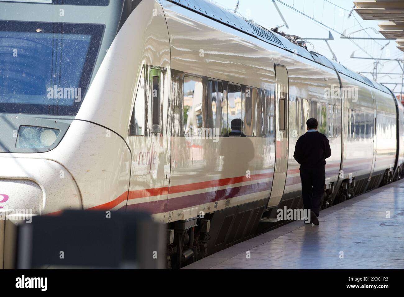 Trains. North Railway Station. Valencia. Comunidad Valenciana. Spain ...
