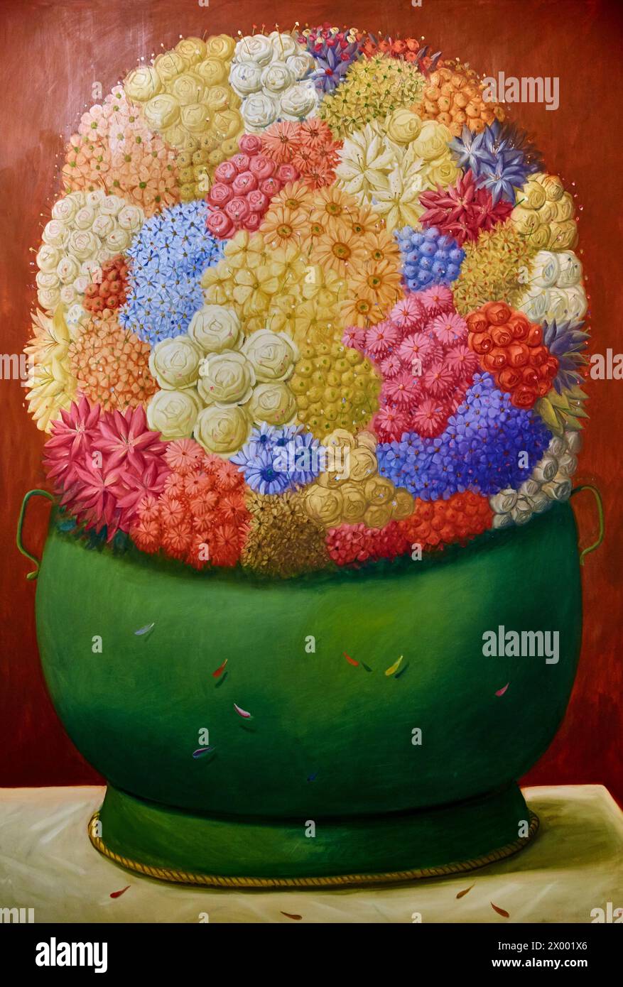 "Flowers", 1998, Fernando Botero, Museo de Antioquia, Medellin ...