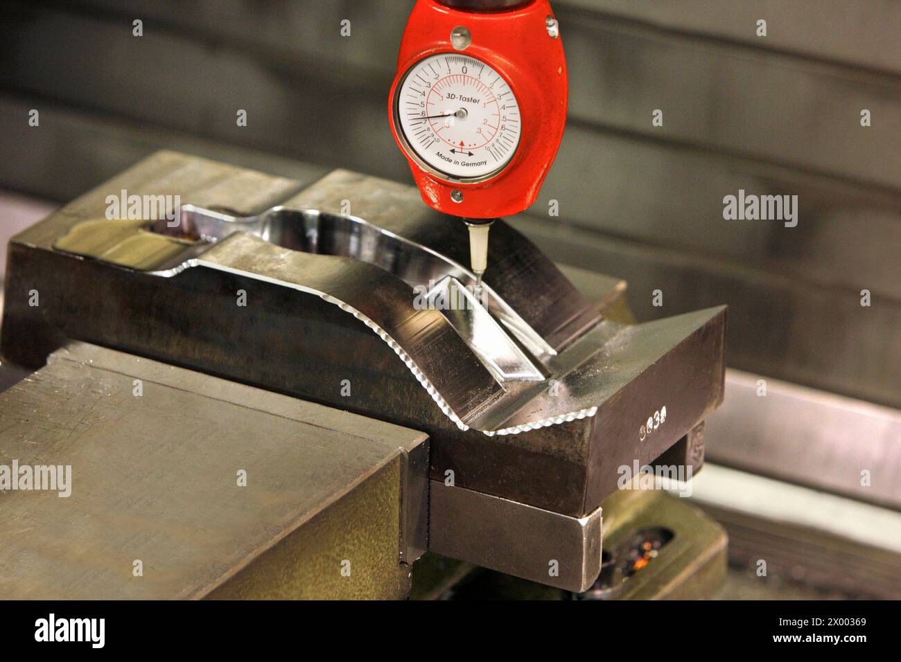 Numerical control milling machine, hammer forge shape Stock Photo - Alamy