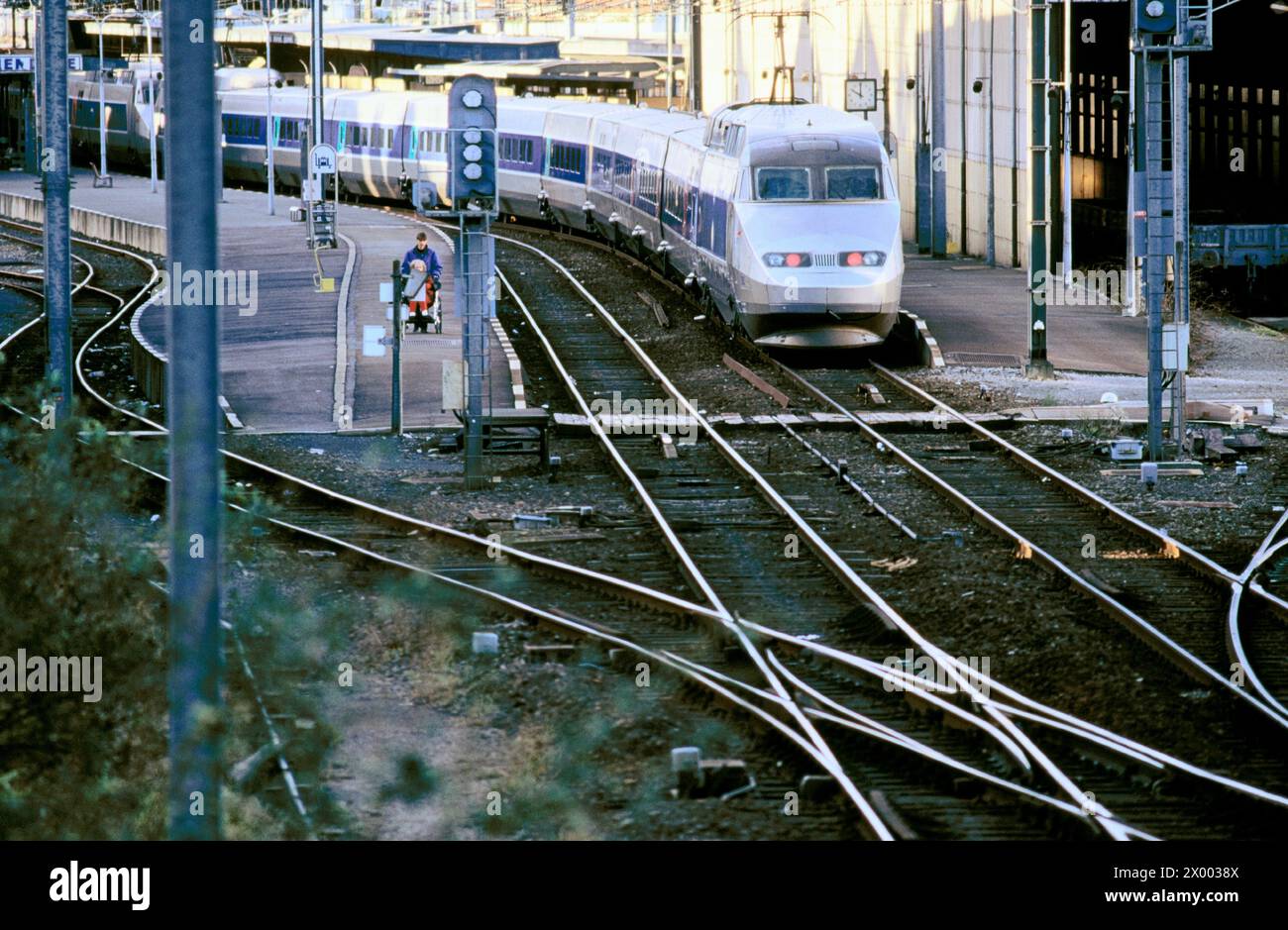 Hendaye border station hi-res stock photography and images - Alamy