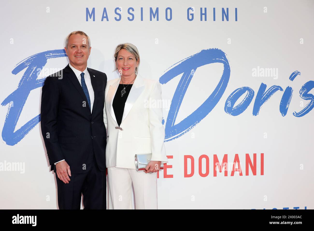 Rome, The Space Moderno cinema, premiere of the film "Ennio Doris ...