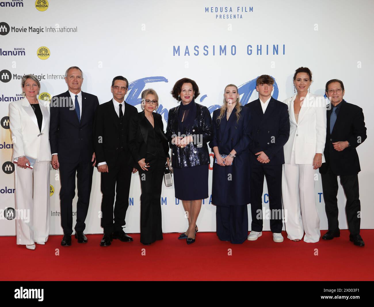 Rome, Italy. 08th Apr, 2024. Rome, The Space Moderno cinema, premiere ...