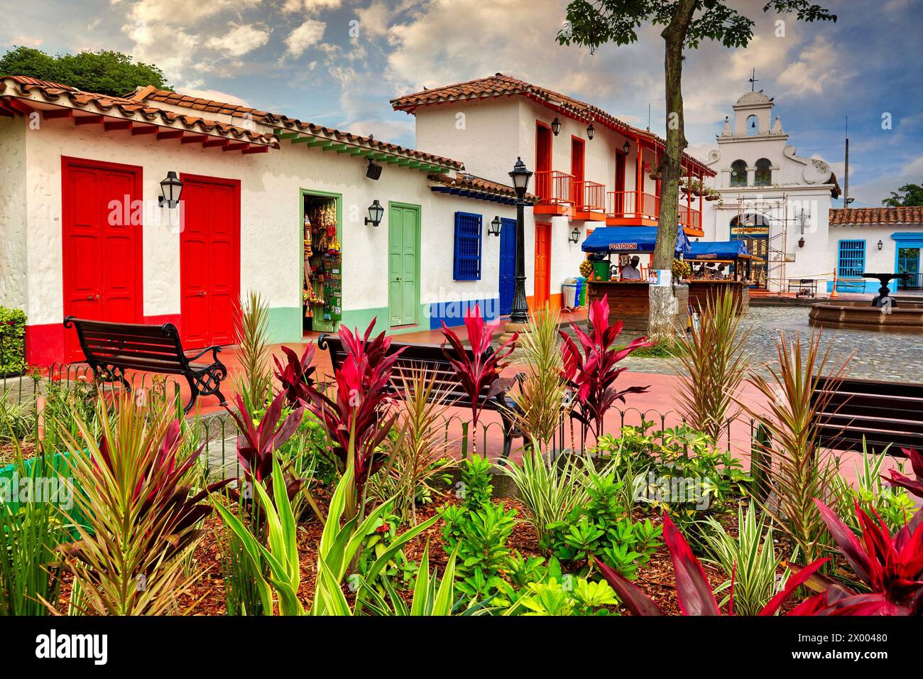 Pueblito Paisa, Cerro Nutibara, Medellin, Antioquia, Colombia, South ...