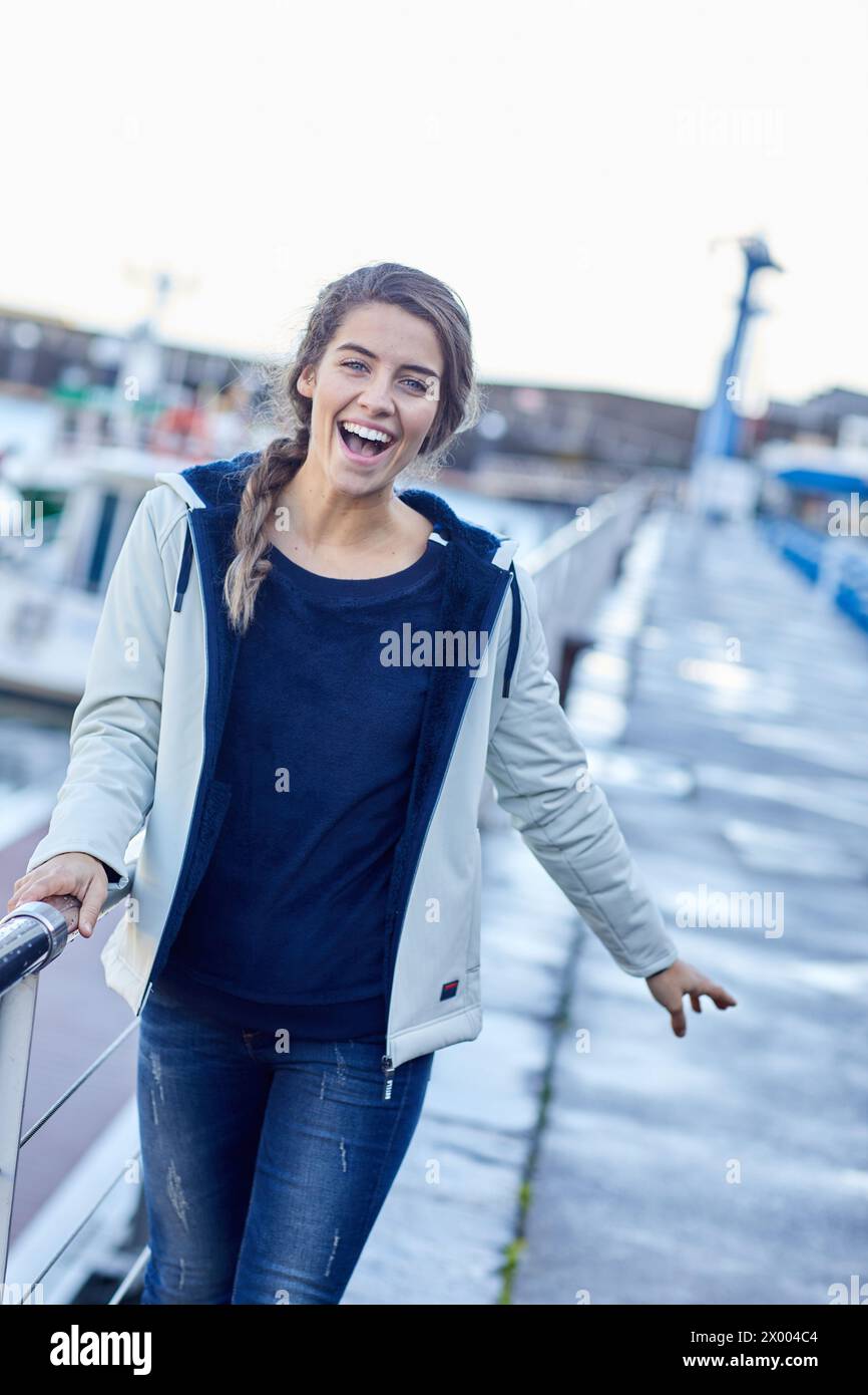 Basque spain woman smiling hi-res stock photography and images - Alamy