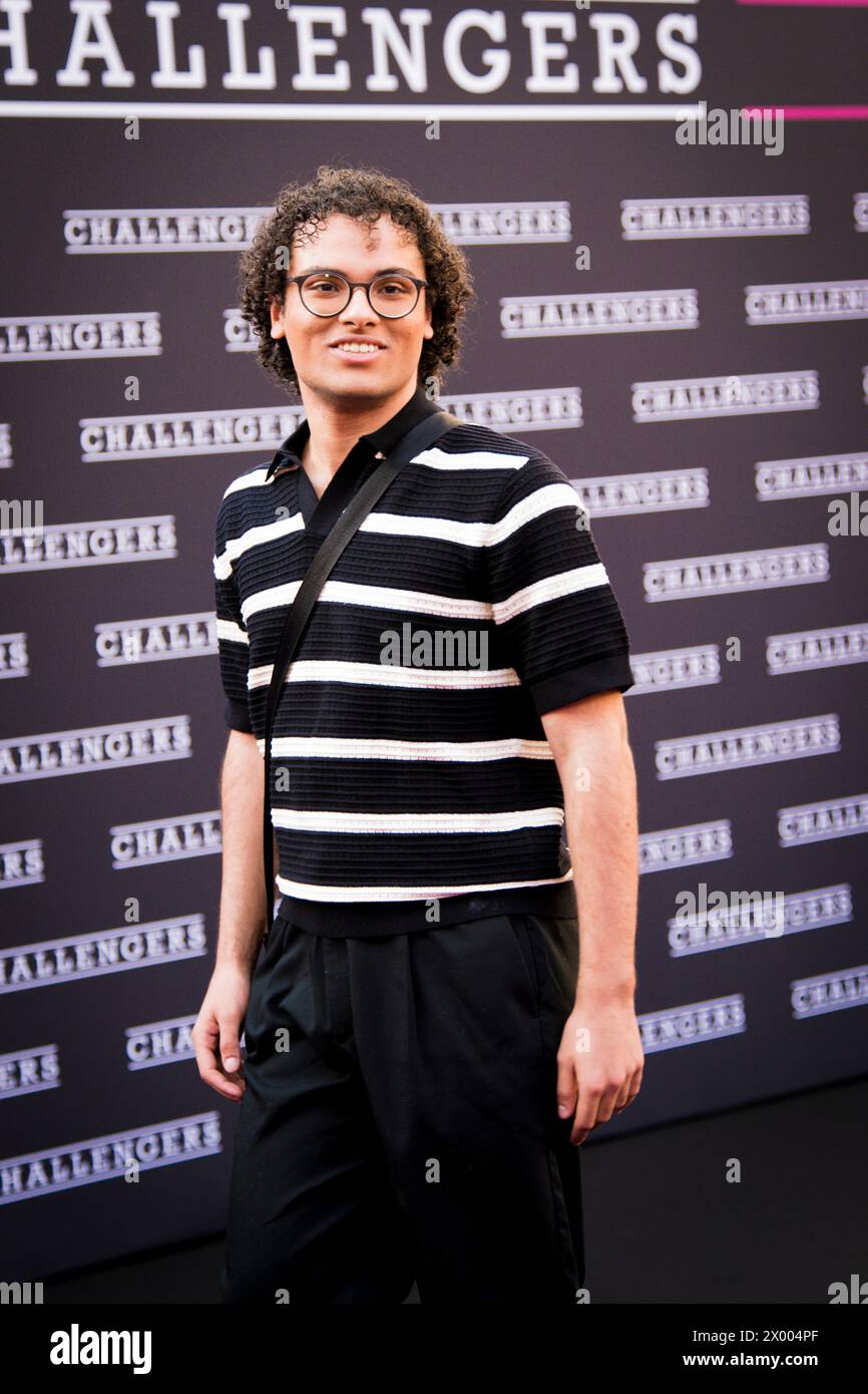 ROME, ITALY - APRIL 08: attends the premiere of "Challengers" at Cinema ...