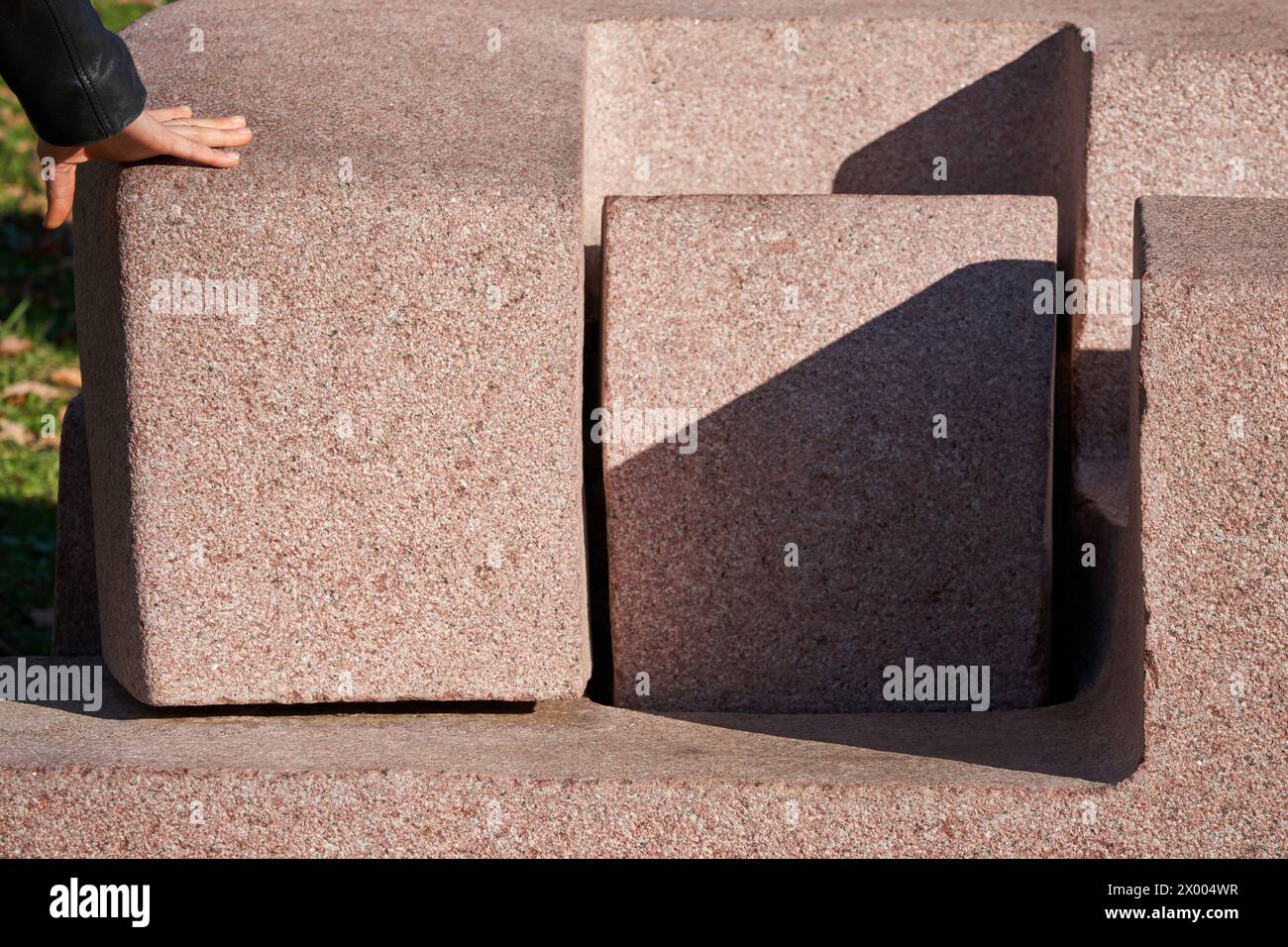 "Stone IV, granite", 1996, Eduardo Chillida (1924-2002), Chillida Leku ...