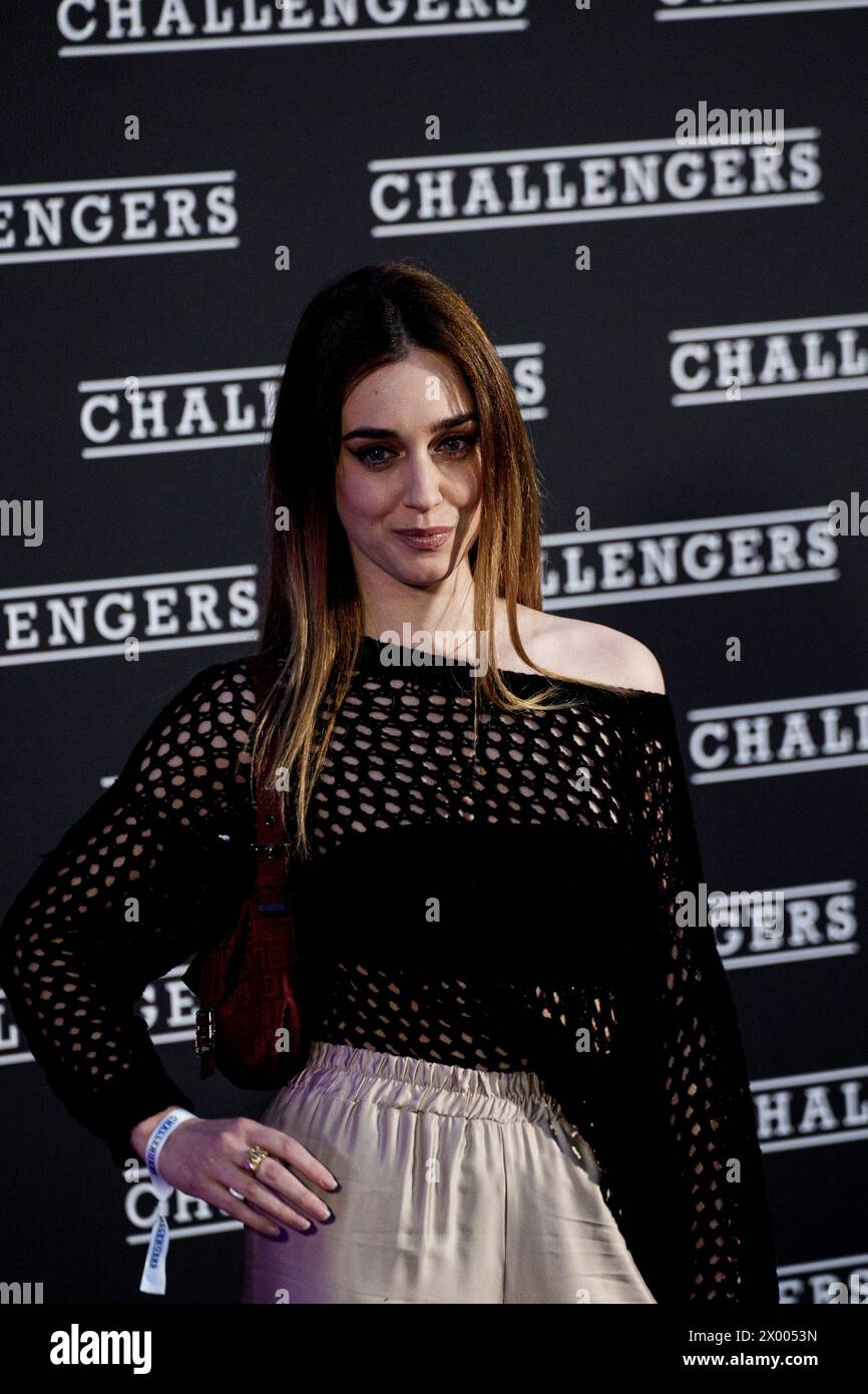 ROME, ITALY - APRIL 08: Giulia Schiavo attends the premiere of "Challengers" at Cinema Barberini ...